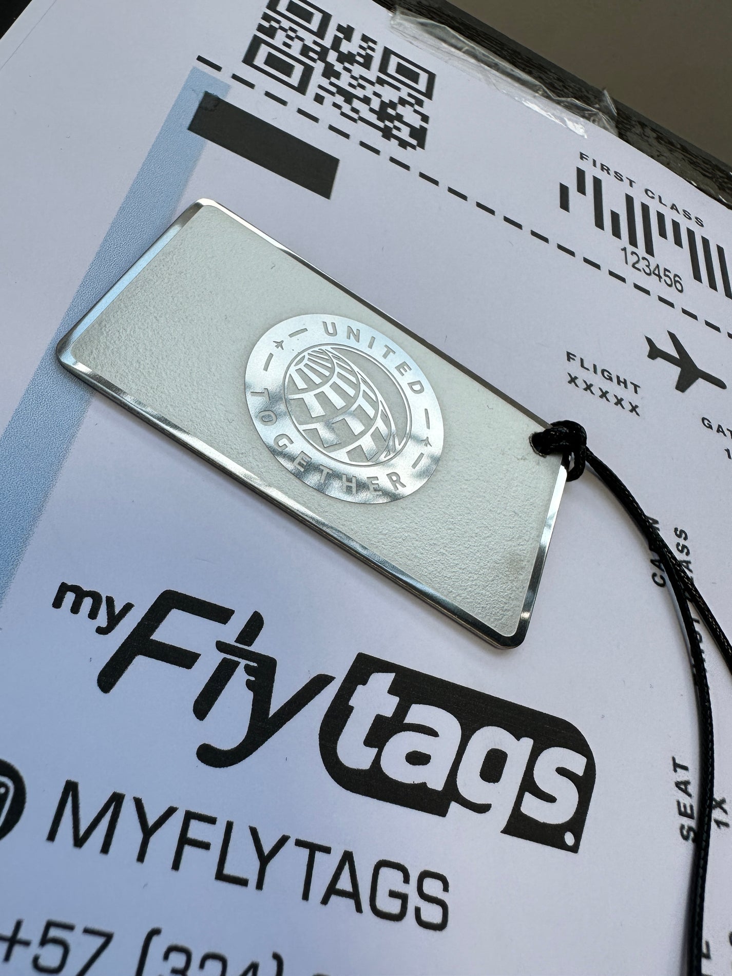 Crew tag metálico United – My fly tags